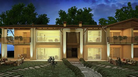 Country House Dusk View Roberto De Angelis Cgarchitect