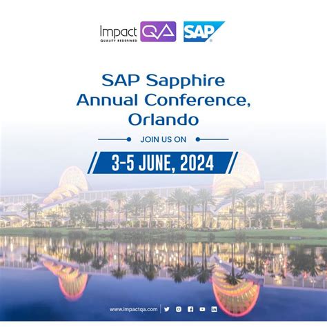 Impactqa On Linkedin Sap Sapsapphire Saptransformation Impactqa Conference2024