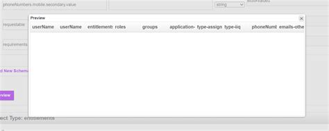 unable to pull schema preview for an application using scim2 0