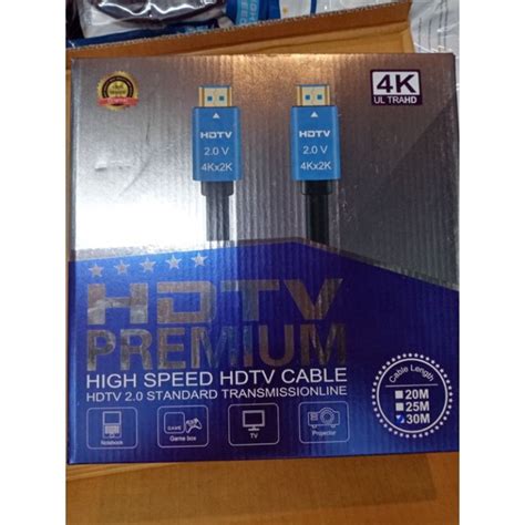 Jual Kabel Hdmi 4k 3d V20 High 30 Meter Shopee Indonesia