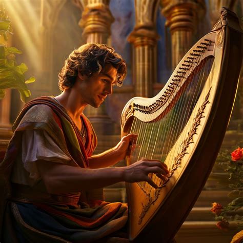 Playground David Playing The Harp An Image Of David Playing The Harp