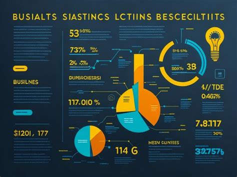 Premium Ai Image Statistics For Business Abstract Concept