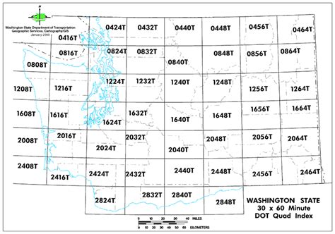 Wsdot Full Size Quad Index Map