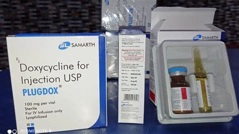 Doxycycline Injection Plugdox Samarth Life Science 1 X1 Pcs At