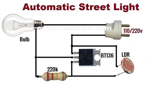 Automatic Street Light Circuit Uses LDR Only Electronics Circuit
