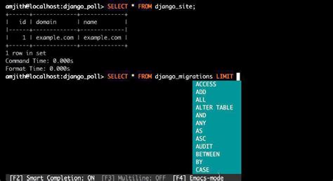 Mycli Mysql Command Line Interface Maschine › Hackspoilerde