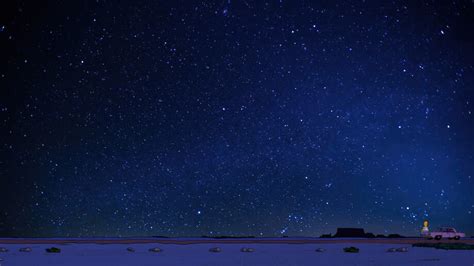 715h Homer Simpsons Night Stars Scenery 4k Wallpaper 4k Pc