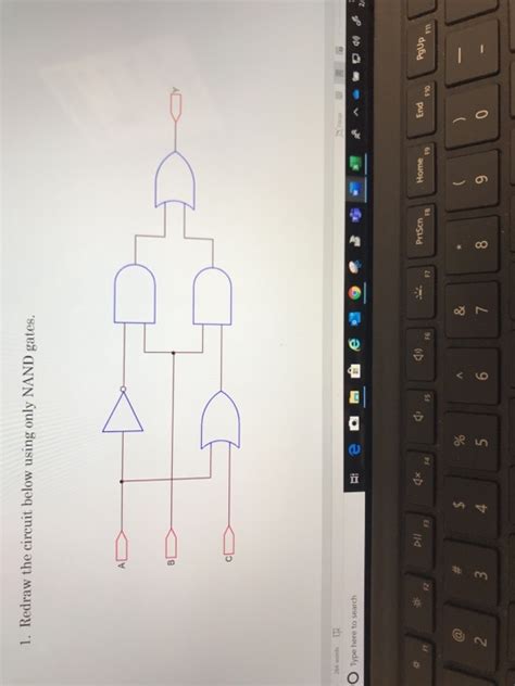 Solved Redraw The Circuit Below Using Only NAND Gates Chegg