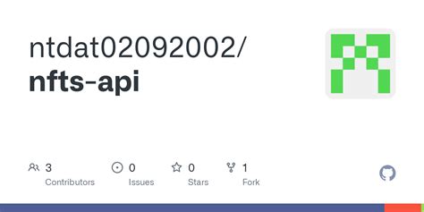 GitHub Ntdat Nfts Api