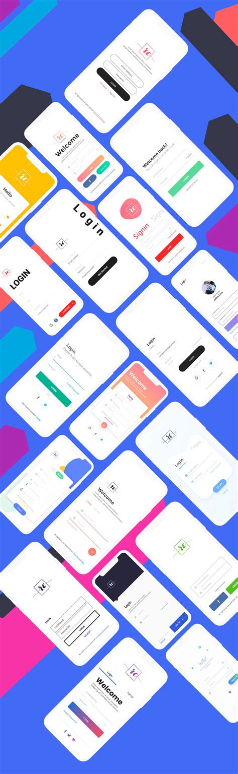 Login Ui Kit For Adobe Xd Uistore Design