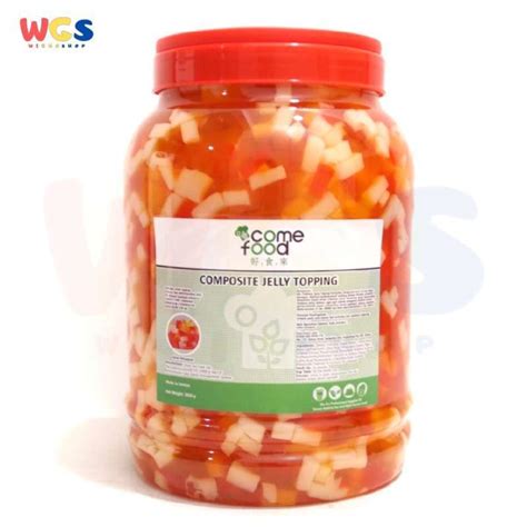 Jual Come Food Composite Jelly Rainbow Topping Bubble Tea And Boba 3850g