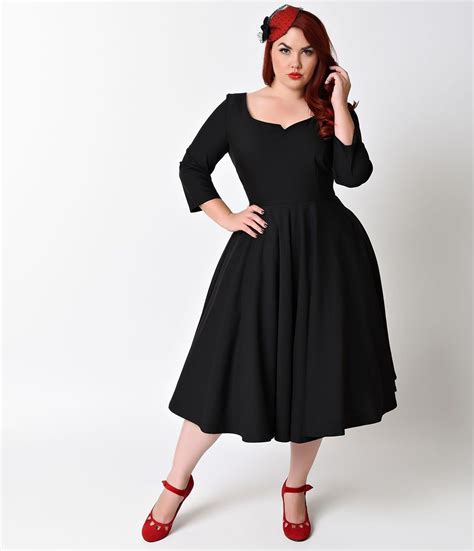 Vintage Kleider Große Größe Plus Size Retro Dresses Plus Size