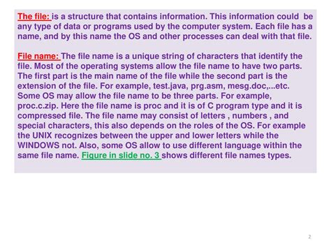 Files Management The Interfacing Ppt Download