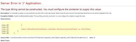 C How To Resolve A Type That Is Being Injected To A Controller With Parameter Override