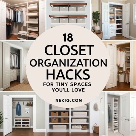 18 Smart Tiny Closet Organization Ideas For A Clutter Free Life Tiny