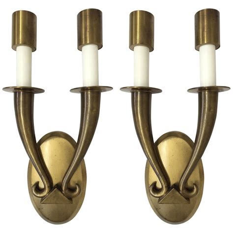 A Pair Of Art Deco Wall Sconces At 1stdibs