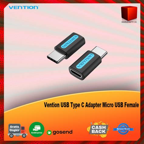 Jual Vention Usb Type C Adapter To Micro Usb Female Converter Kota Surabaya Koncept Ds