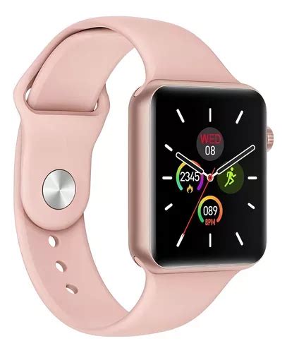 Smartwatch W S Relógio Inteligente Rosa Troca Pulseira Frete grátis