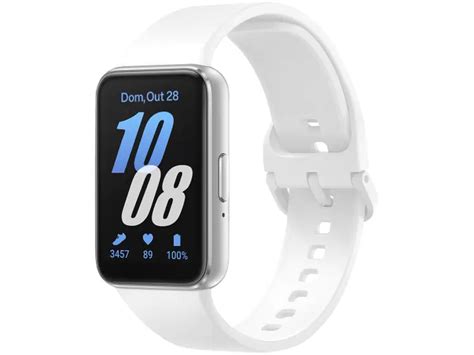 Smartwatch Samsung Galaxy Fit3 Tela Amoled 16 Pulseira Esportiva
