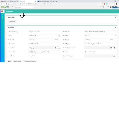 Bug 21786 Fields Are Missing Above The Filter Option In Actual Audit