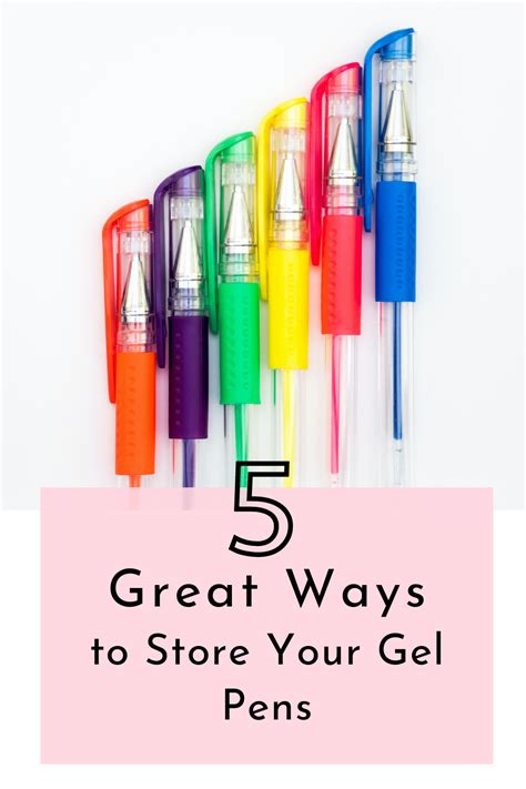 5 Practical Ways To Store Your Gel Pens — Joyful Journaler
