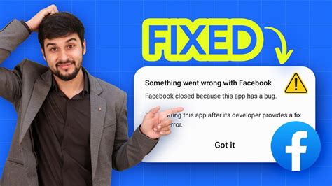 how to fix facebook app automatic close problem fix something went
