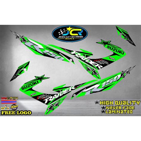 Raider 150 Reborn Stock Decals Sticker Shopee Philippines