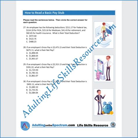 How To Read A Pay Stub Adulting Life Skills Resources