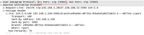 Sip Invite Request Port Getting Messed Up Stack Overflow