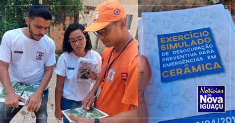 Defesa Civil inicia Exercício Simulado de Emergências em Nova Iguaçu