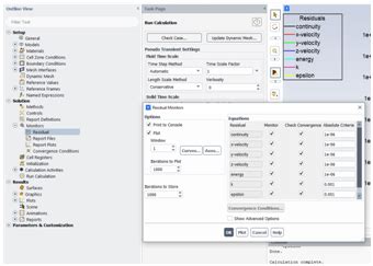 Residuals Convergence