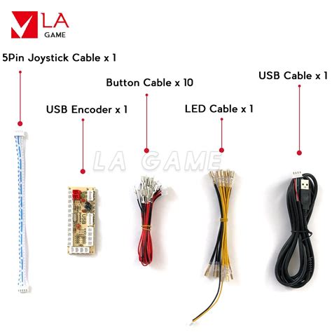 1 Player Kit Arcade Diy Usb Encoder To Pc Rasberry Grandado