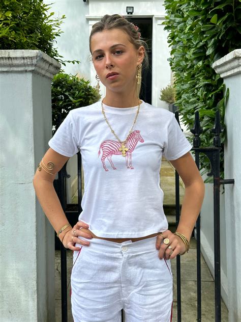 Pink Zebra Tee Mima Rose