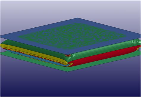 5 Inated Validation Model Constrained At A 150 Mm Gap Download Scientific Diagram
