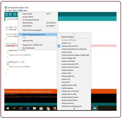 Introduction To Arduino Ide The Engineering Projects Arduino