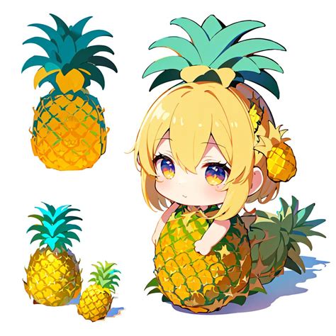 むちむち鎧＠aiart🐙💕 On Twitter Rt Mituba530 パインガール🍍 Aiart パイナップルは世界を救う