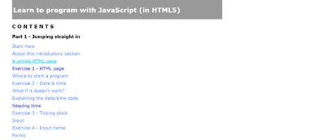JavaScript With HTML Free Tutorial HTML Game Development