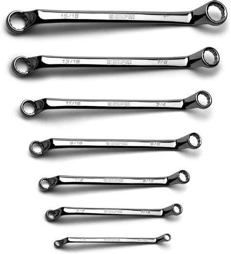 Duratech 50 Degree Offset Wrench Set Sae Double Box End Wrench Set 8 Piece 1 4 To 1 1 4