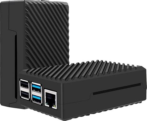 Geekworm Raspberry Pi 4 Case P373 Fanless Aluminum Passive Cooling Heatsink Case