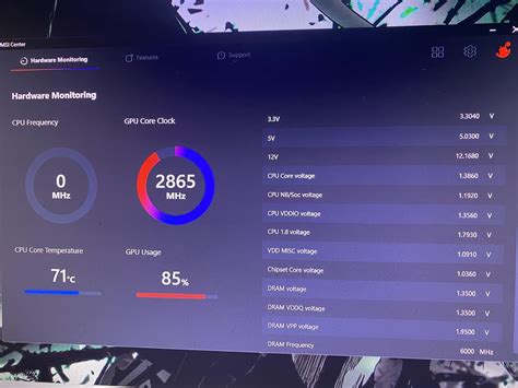 New To The Pc World Soc Voltage Question R Msi Gaming