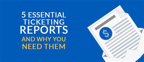 5 Essential Ticketing Reports That You Always Need Etix