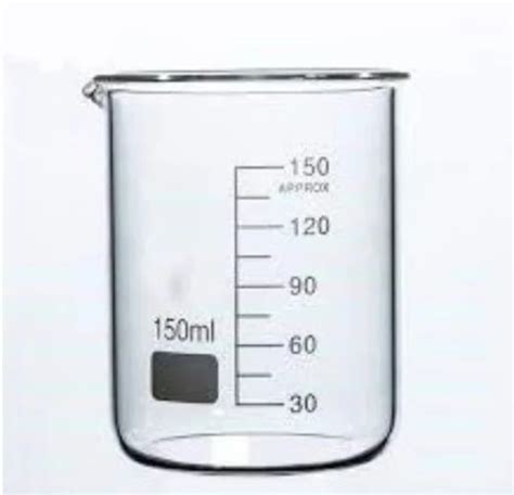 Round 150ml Borosilicate Glass Beaker For Lab At ₹ 80piece In Ambala