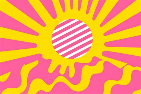 Sun Pattern Art Backgrounds Free Photo Illustration Rawpixel