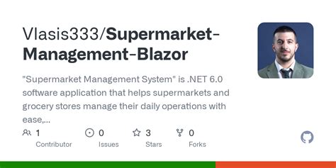 GitHub Vlasis Supermarket Management Blazor Supermarket Management System Is NET