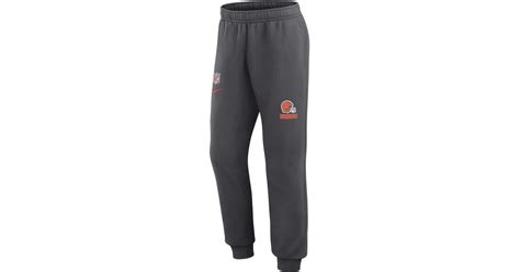 Nike Cleveland Browns Sideline Club Mens Nfl Jogger Pants In Gray For