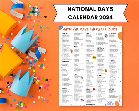 National Calendar Days Of The Month Important Days In August 2024