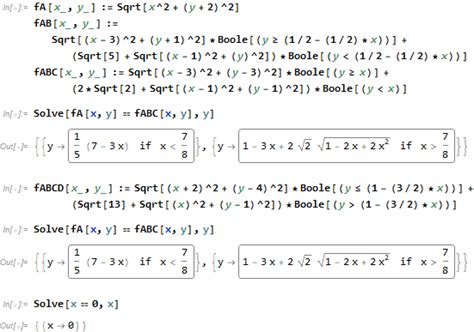 Equation Solving Solve No Longer Working Mathematica Stack Exchange