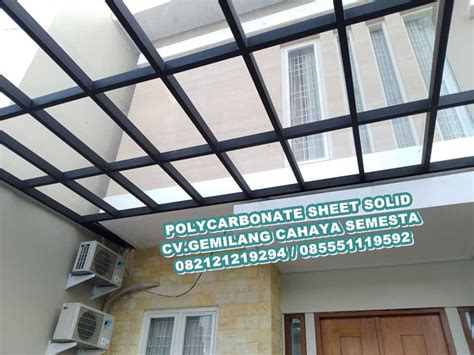 Jual Dr Sonne Flat Mm Atap Transparan Solid Polycarbonate Sheet Di Seller Gemilang