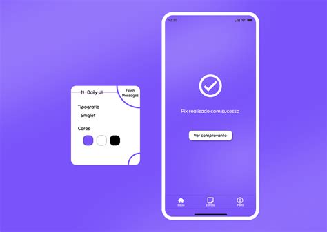 11 Daily Ui Flash Messages Banking App Behance