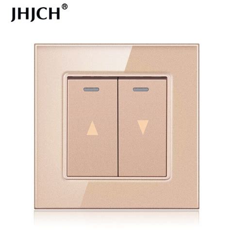 Jhjch Electric Curtain Switch Lifting Equipment Crystal Clear Glass